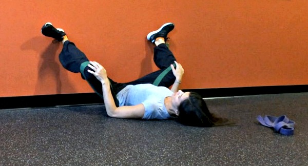 The Best Band Assisted Hip Stretches {Video Tutorial} - Peanut Butter ...